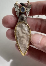 Melinda Risk Quartz Bird Cloud Necklace — Oster Jewelers