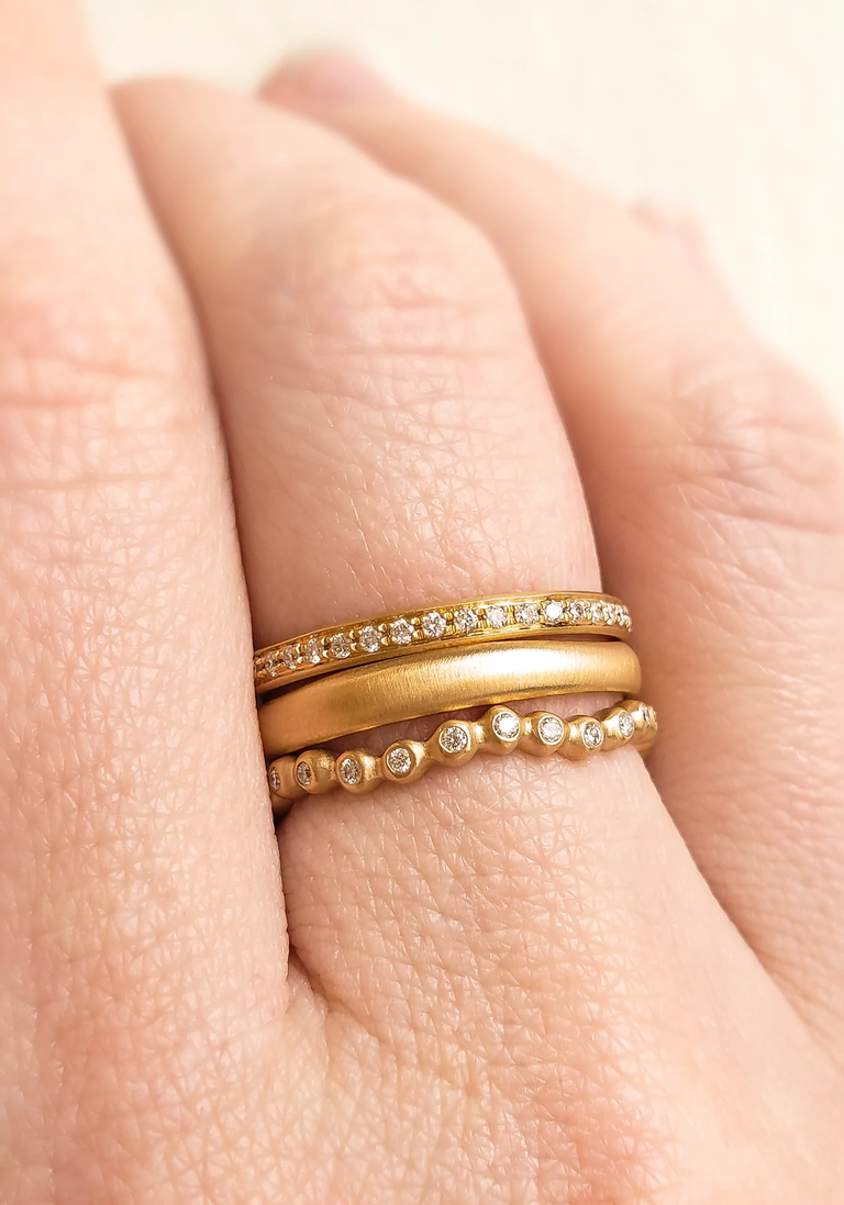 Stacking Bands | Designer Diamond & Gemstone Stackable Rings — Oster ...